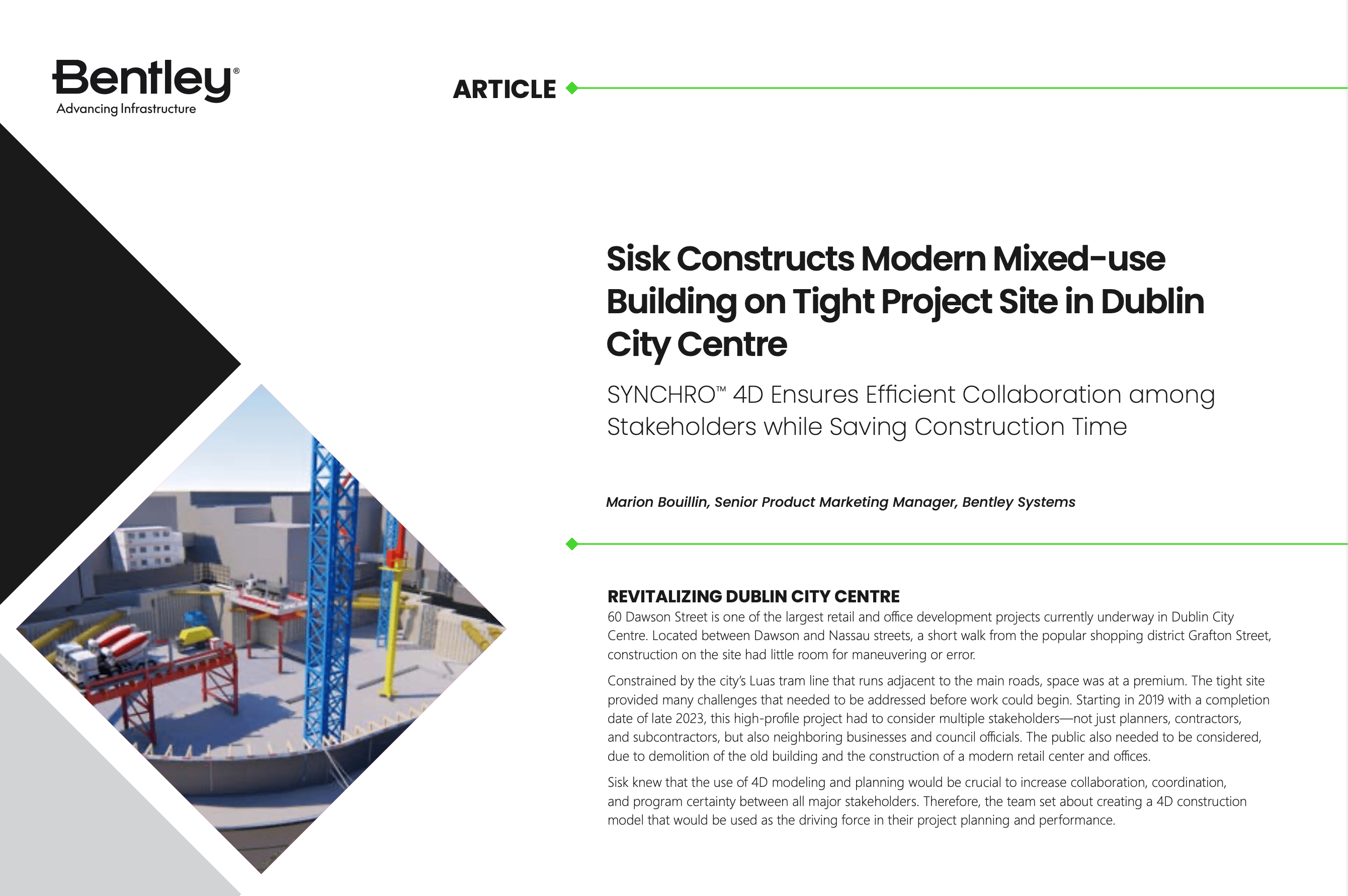 Sisk & SYNCHRO - Revitalizing Dublin City Centre